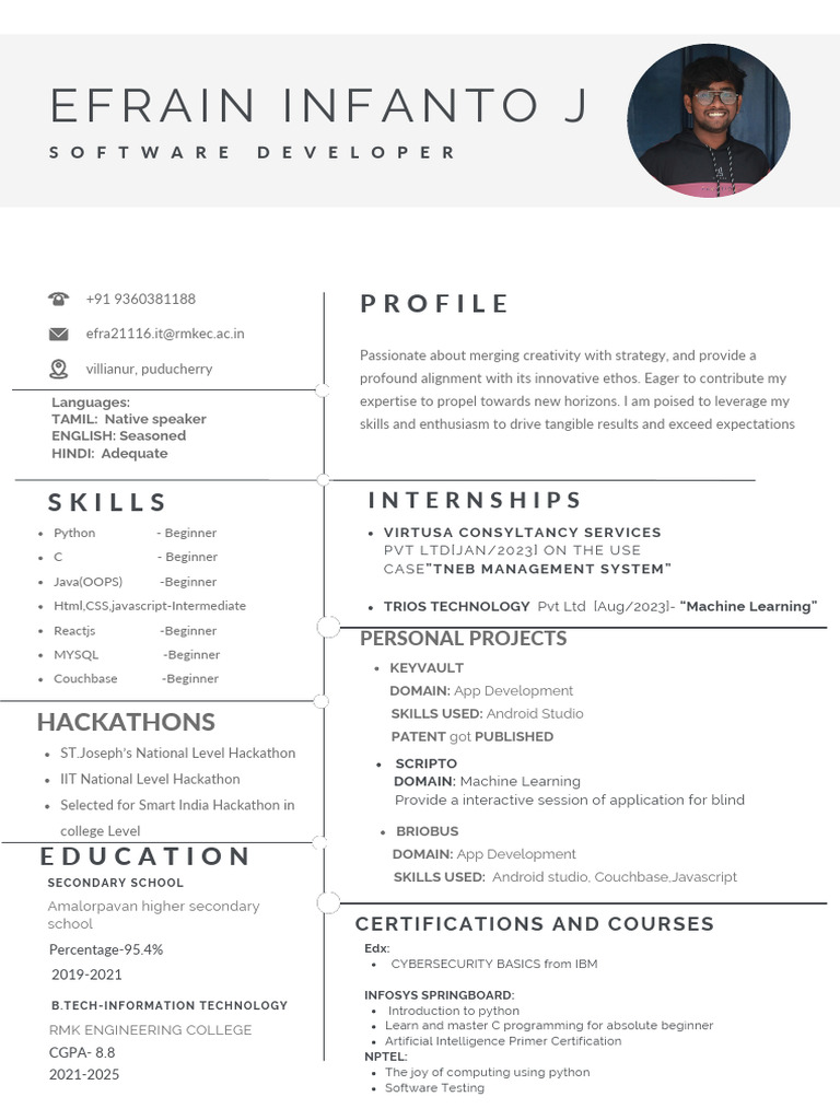 Resume 3017 | PDF | Application Software | Computing