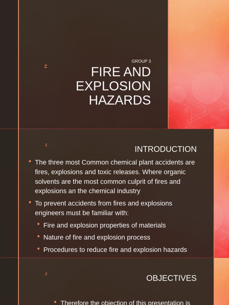 Fire and Explosion Hazard Management | PDF | Explosion | Fires
