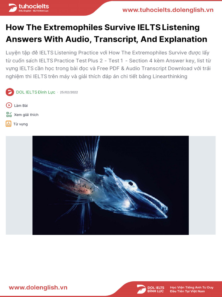 How The Extremophiles Survive | PDF | Freezing | Water