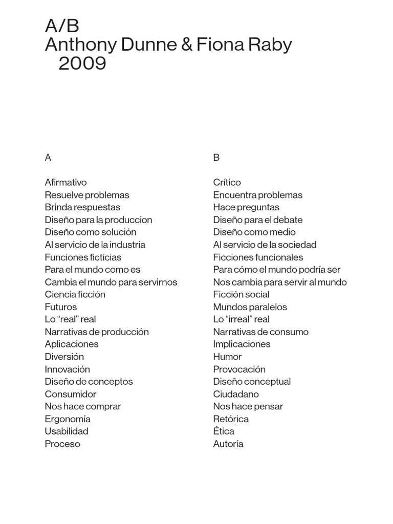 Speculative-Everything - Esp | PDF | Diseño | Pensamiento