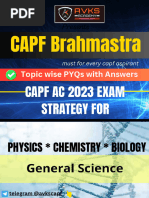 CAPF AC Paper 2 Toppers' Insights | PDF
