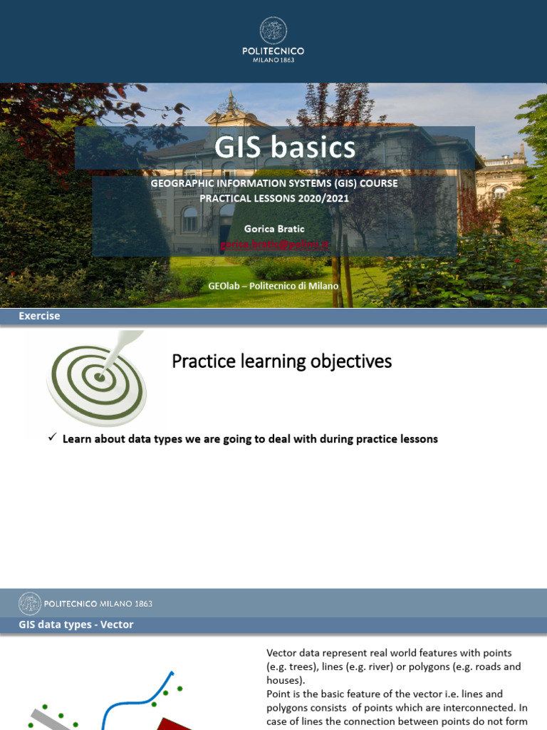0 GIS Basics | PDF | Geographic Information System | Coordinate System