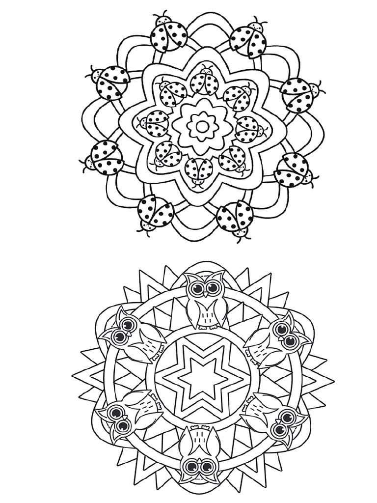 Mandalas Editadas para A5 | PDF