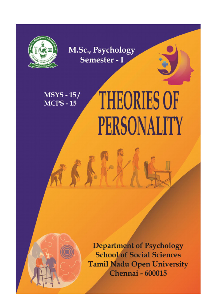 Msys 15 - Theories of Personality | PDF | Heritability | Personality Psychology