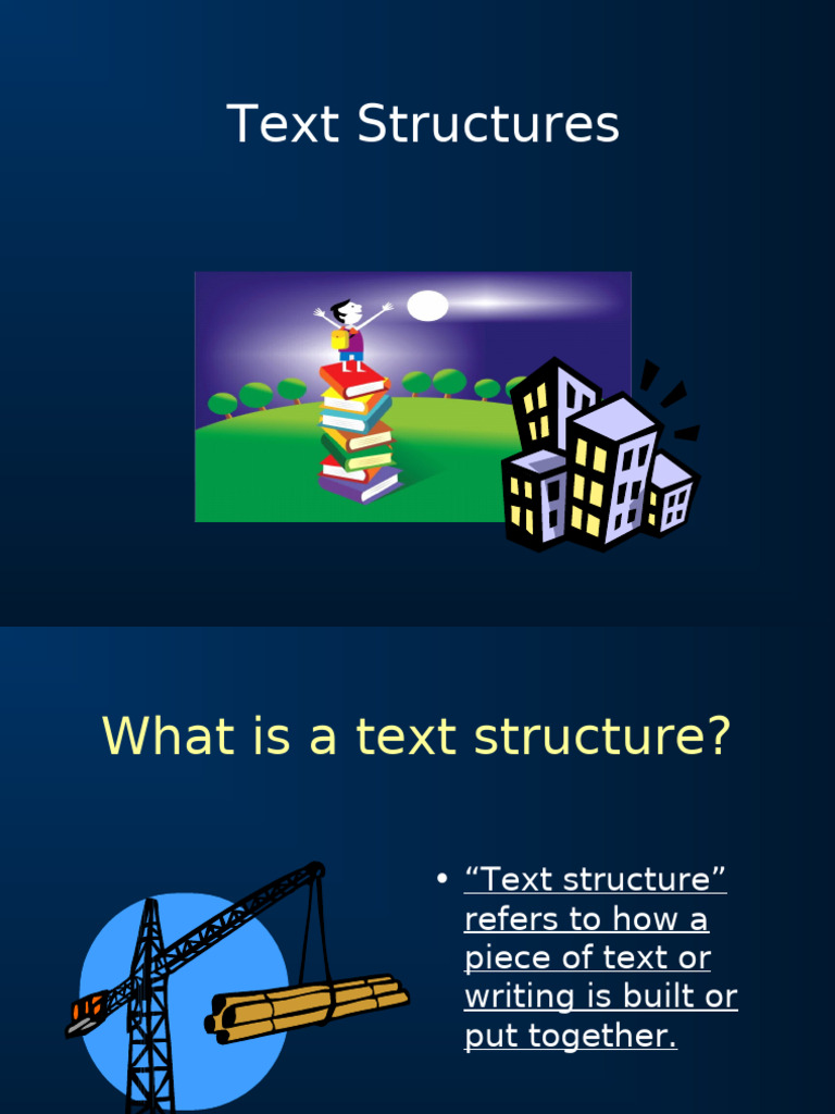 Text Structures Review | PDF | Causality | Non Fiction
