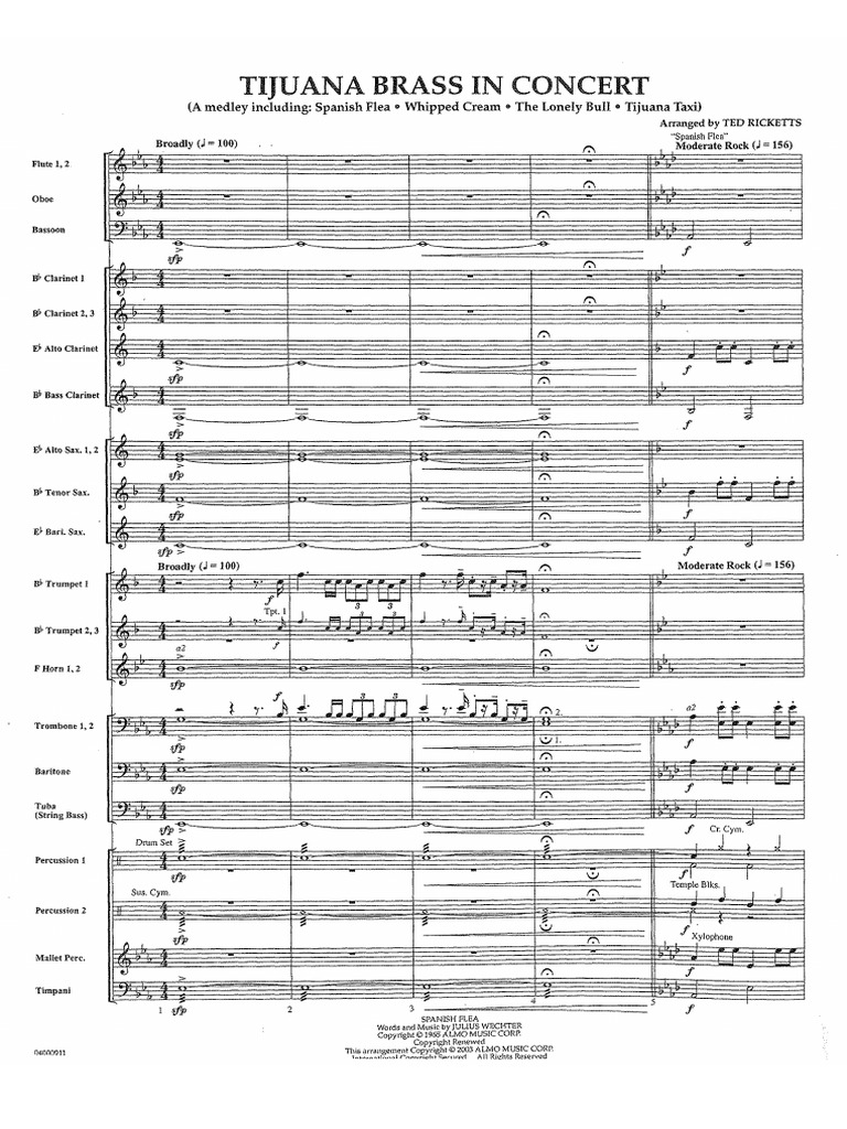 Tijuana Brass in Concert - Ted Ricketts | PDF