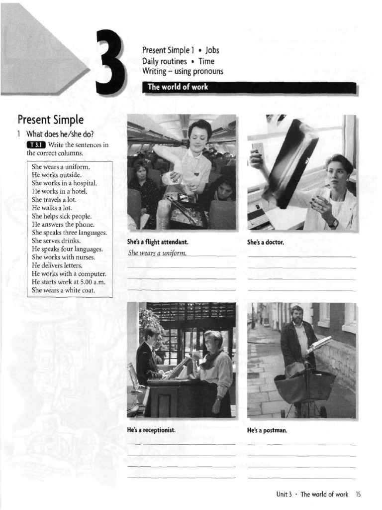 Preparation For The Test2 From New Headway Elementary Workbook | PDF