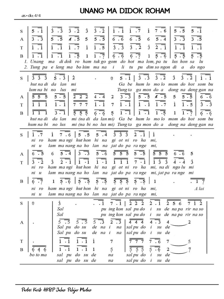 Unang Ma Didok Roham | PDF