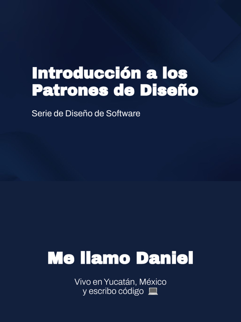 Curso de Introducción A Los Patrones de Diseño de Software | PDF | Patrón de diseño de software ...