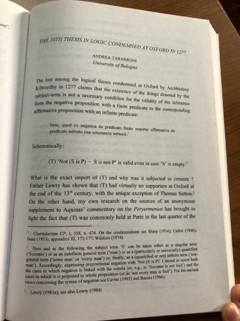 The 10 TH Thesis | PDF