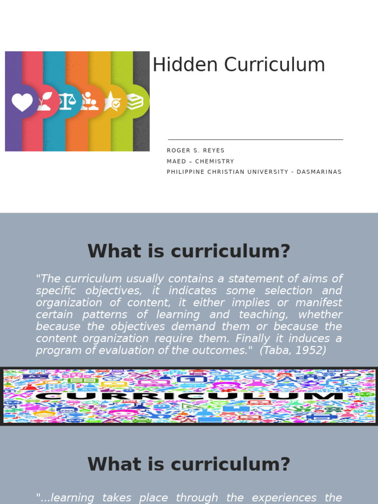 Hidden Curriculum | PDF | Curriculum | Learning