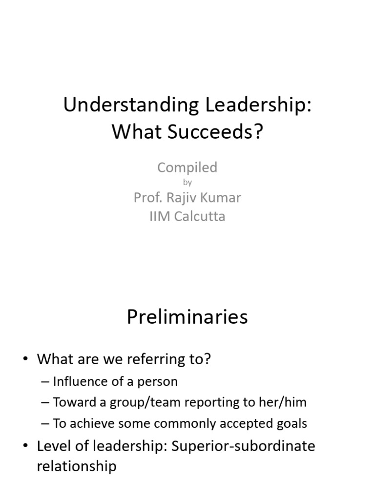 Understanding Leadership Updated | PDF | Leadership | Popular Psychology