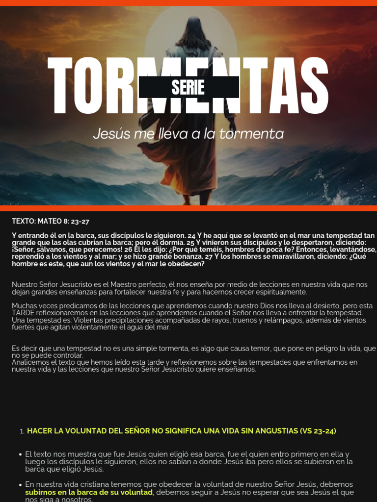 Jesús Me Lleva A Las Tormentas | PDF | Jesús | Ciencias sociales