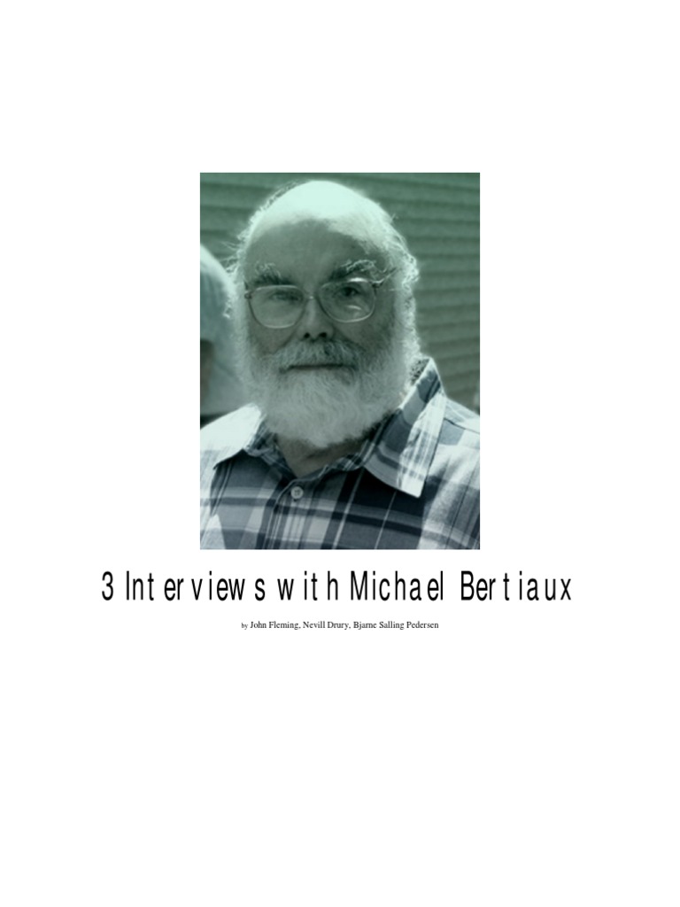 3 Interviews With Michael Bertiaux | PDF | Magic (Paranormal) | Haitian ...