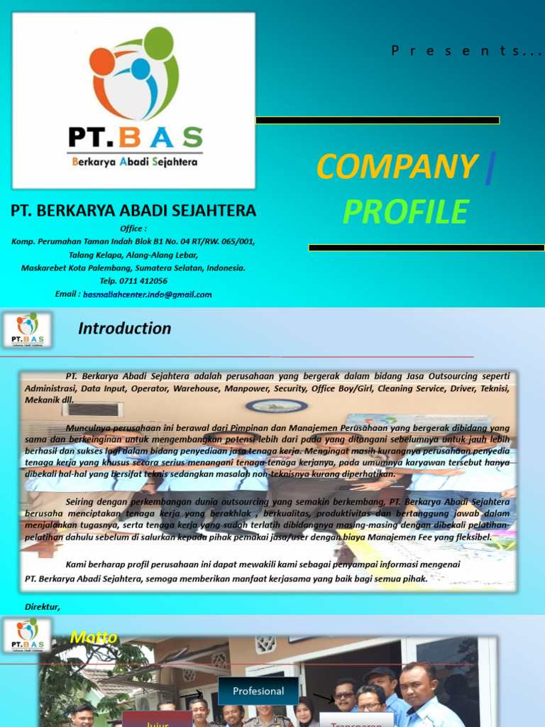 PT. BAS Company Profile New | PDF