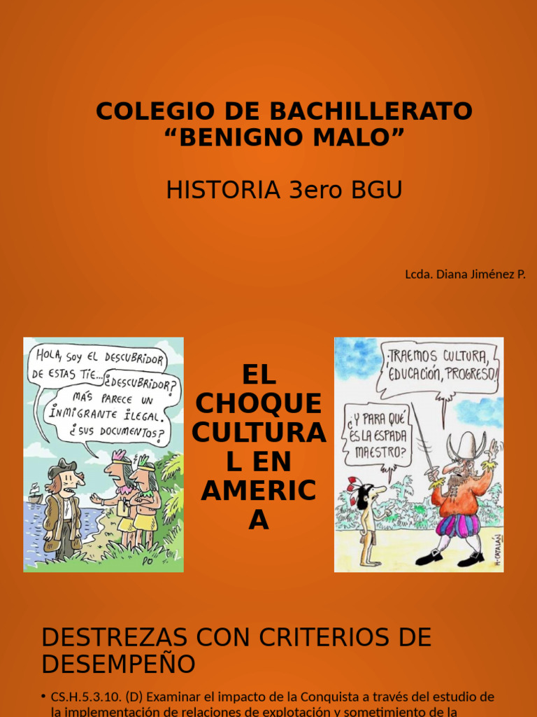 Choque Cultural en América | PDF