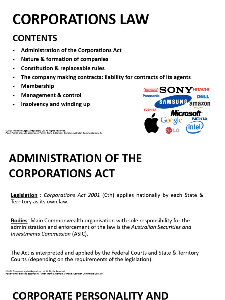 Corporations Law | PDF