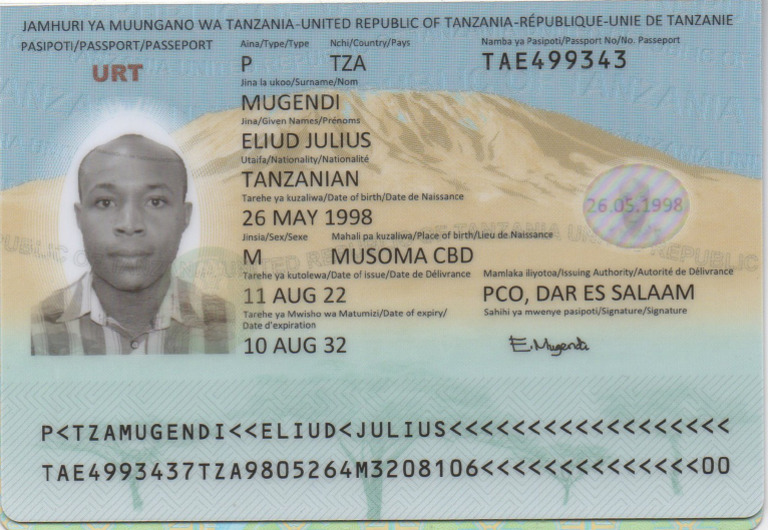 Eliud Passport | PDF