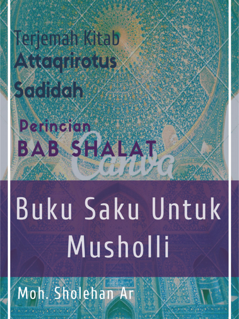 Buku Saku Musholli Terjemah Taqrirat Sadidah Bab Shalat 1 | PDF