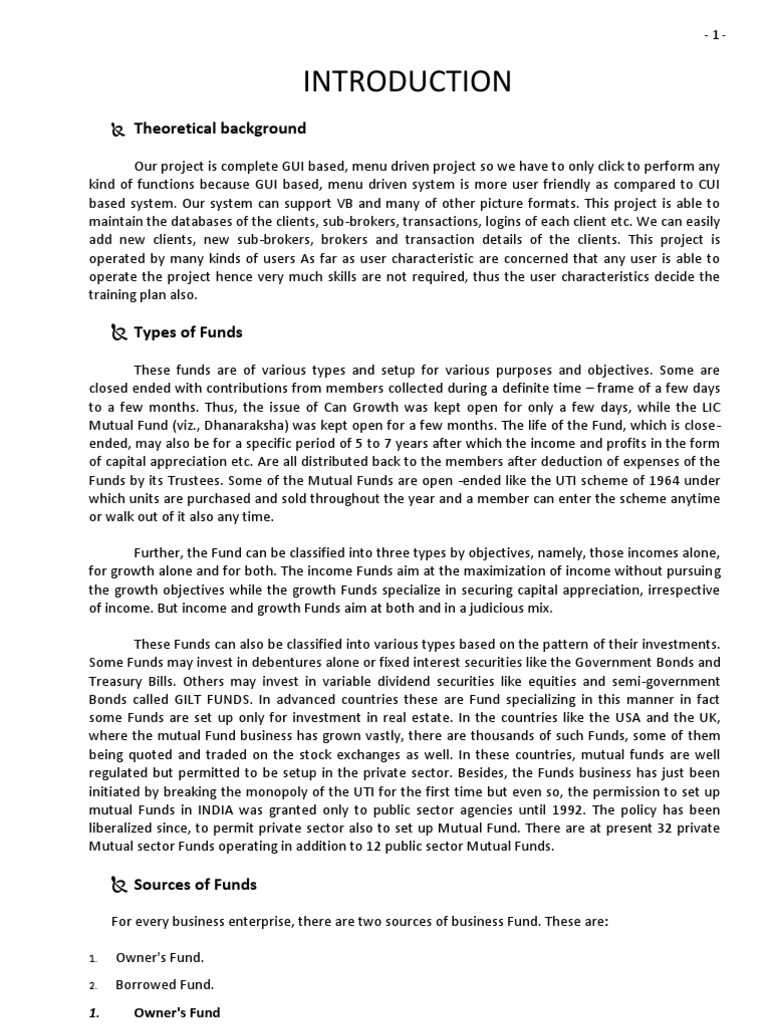 E-Fund Management System | PDF | Securities (Finance) | Stocks