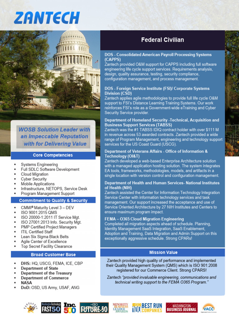 Fed Civ Brochure | PDF