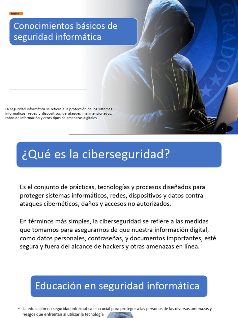 Conocimientos Básicos de Seguridad Informática | PDF