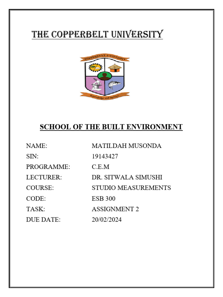 Studio Assignment 2 | PDF