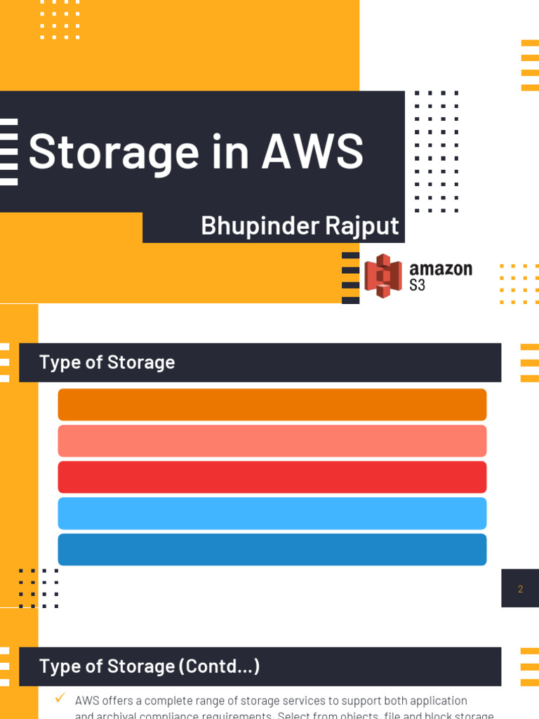 Storage in AWS | PDF