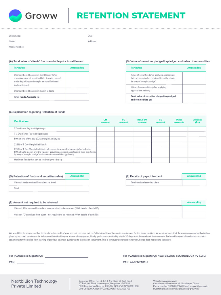 RETENTION 18012024 Unlocked | PDF