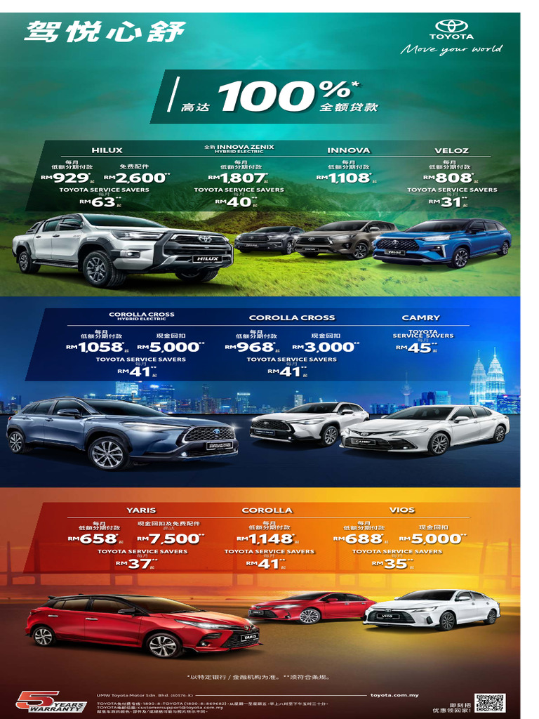 Toyota My Monthly Promo May2024 Eleaflet PM Chi | PDF