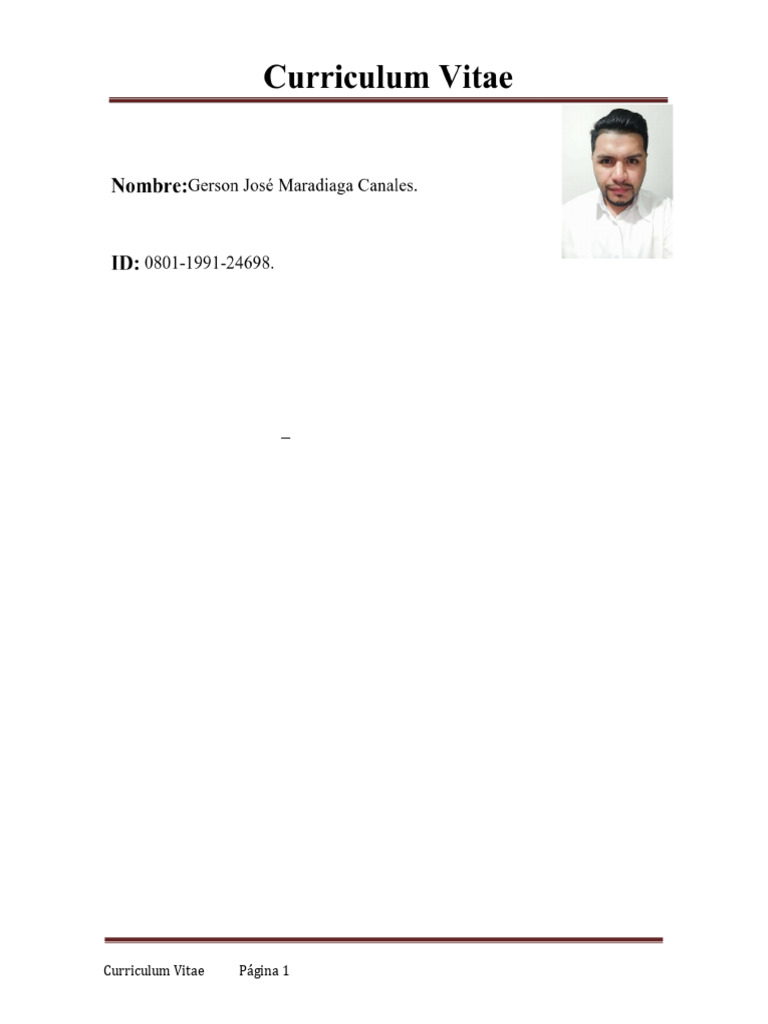 Jose Maradiaga CV - HV - 2024 | PDF