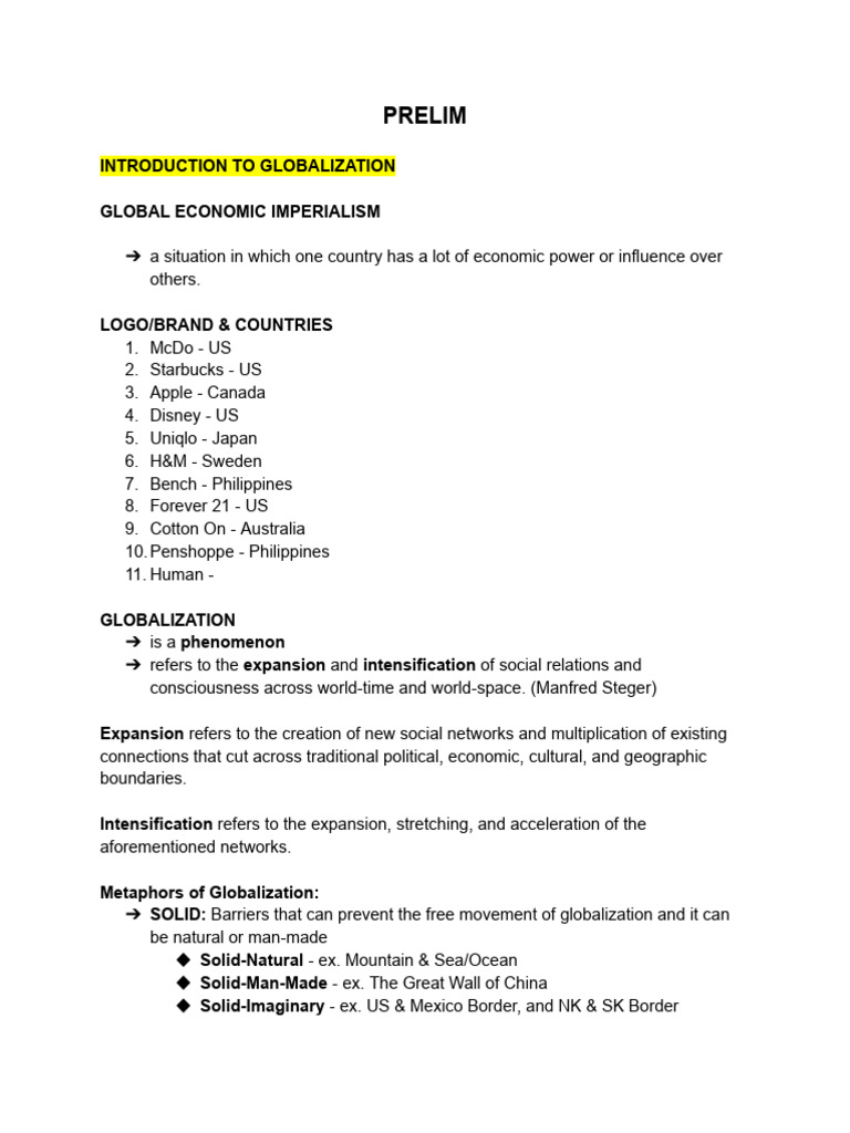 Contemp Reviewer | PDF