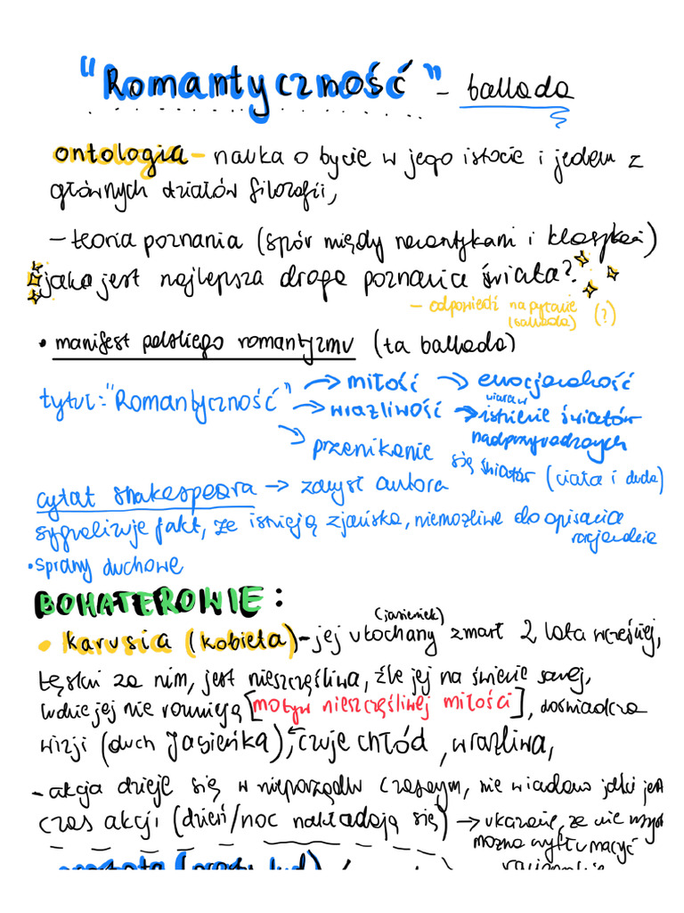 "Romantycznosc" Ballada | PDF