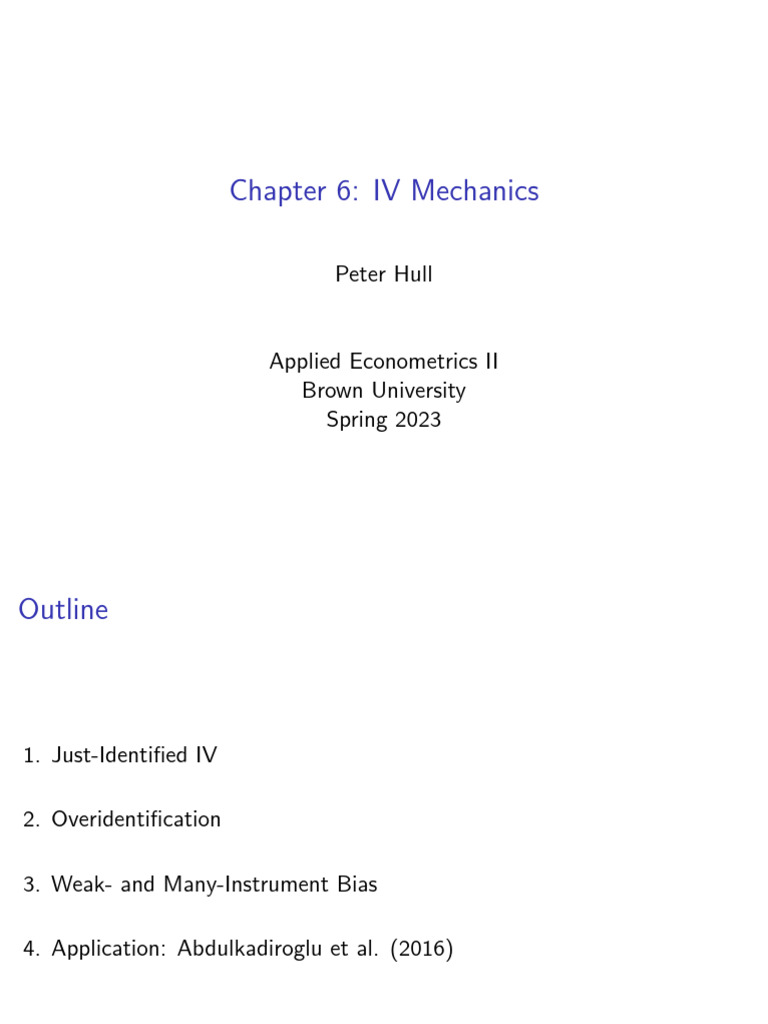 Chapter6 Handout | PDF