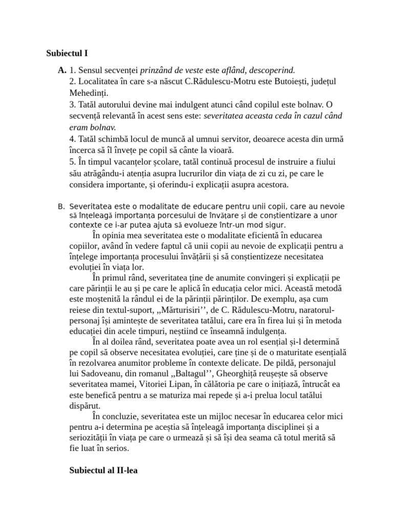 Rezolvare Var - 07 | PDF