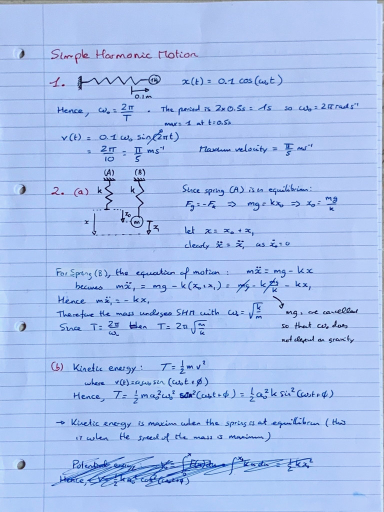 Lent Week 1 Examples Solutions | PDF