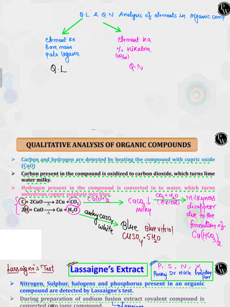 Qualitative and Quantitative Analysis 01 Class Notes (1) - Invert | PDF