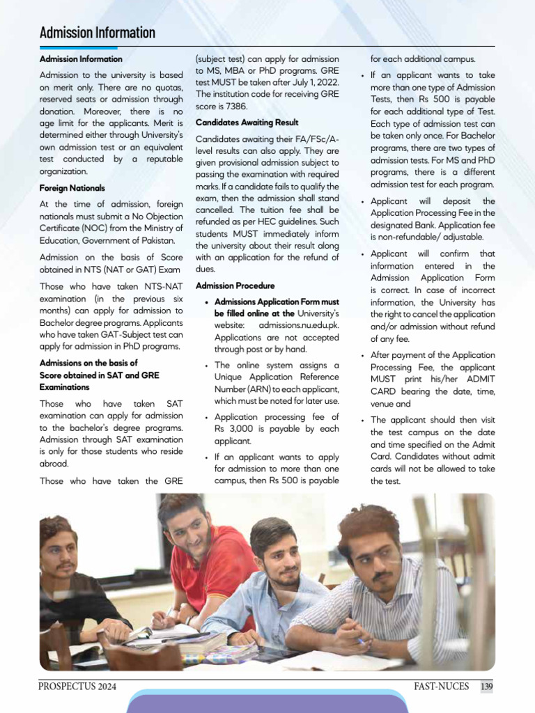 Admission Information | PDF