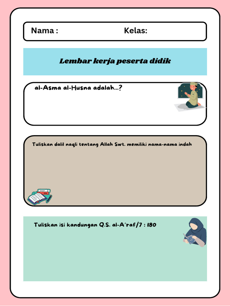 LKPD Pai Kelas 7 Bab 2-5 | PDF
