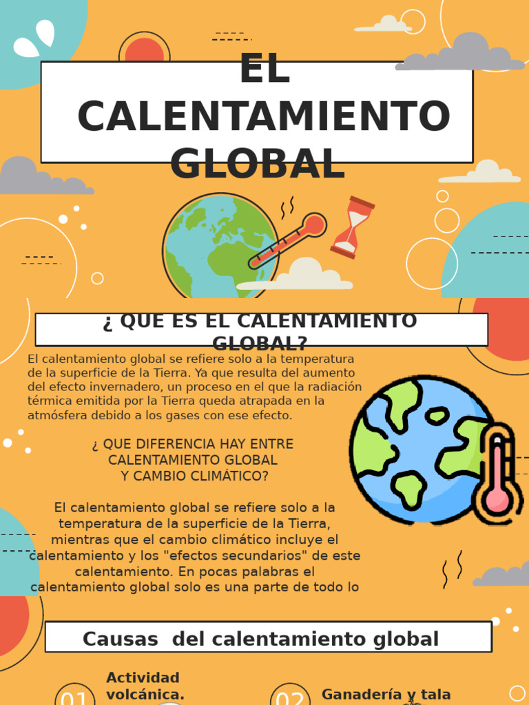 Calentamiento Global: Causas y Consecuencias | PDF | Gases de efecto ...