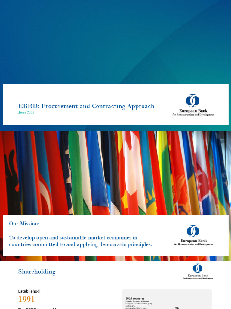 5.EBRD Procurement & Contracting Approach | PDF
