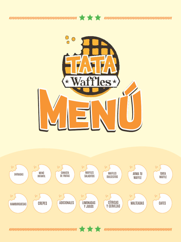 Menu Tata Waffles | PDF