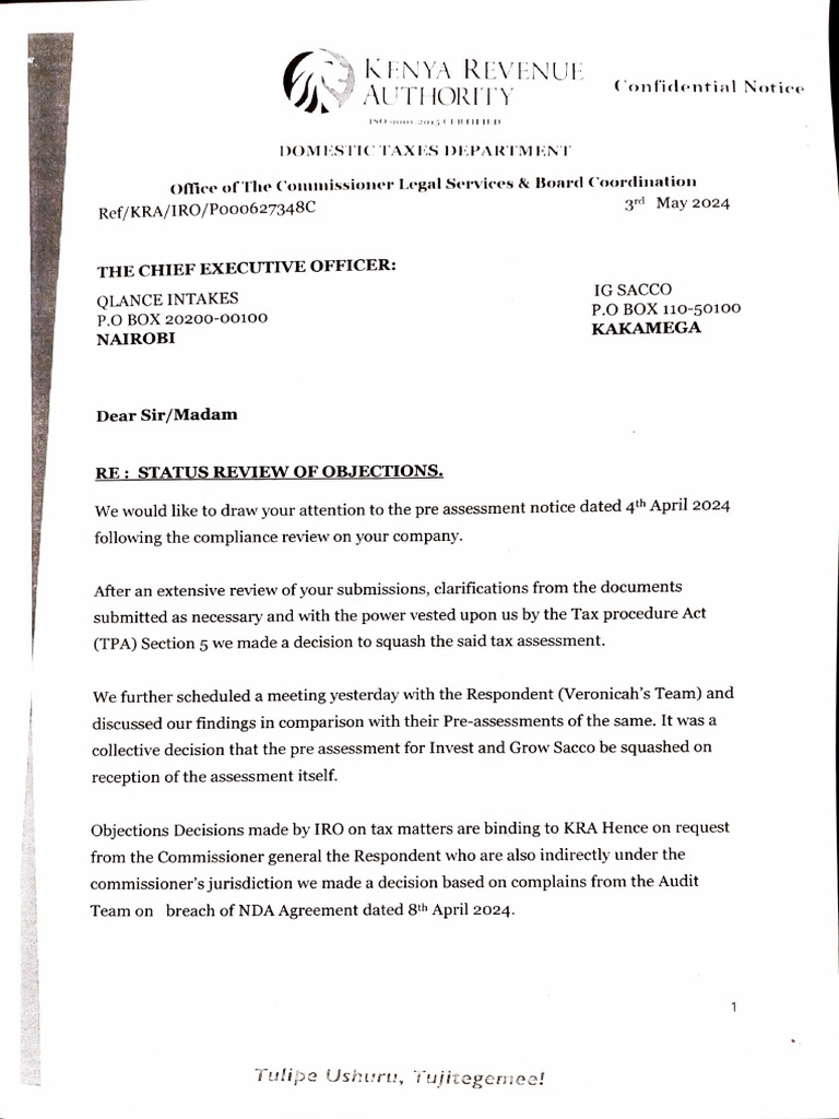 Confidential Notice | PDF