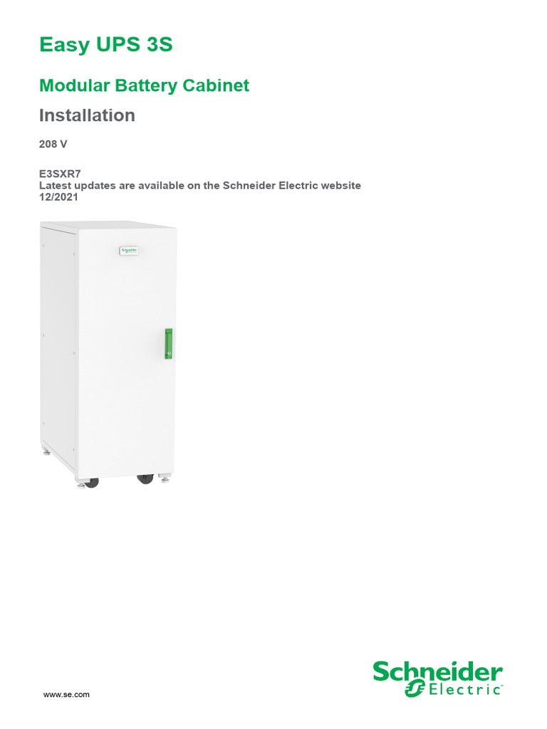 Easy UPS 3S: Installation | PDF