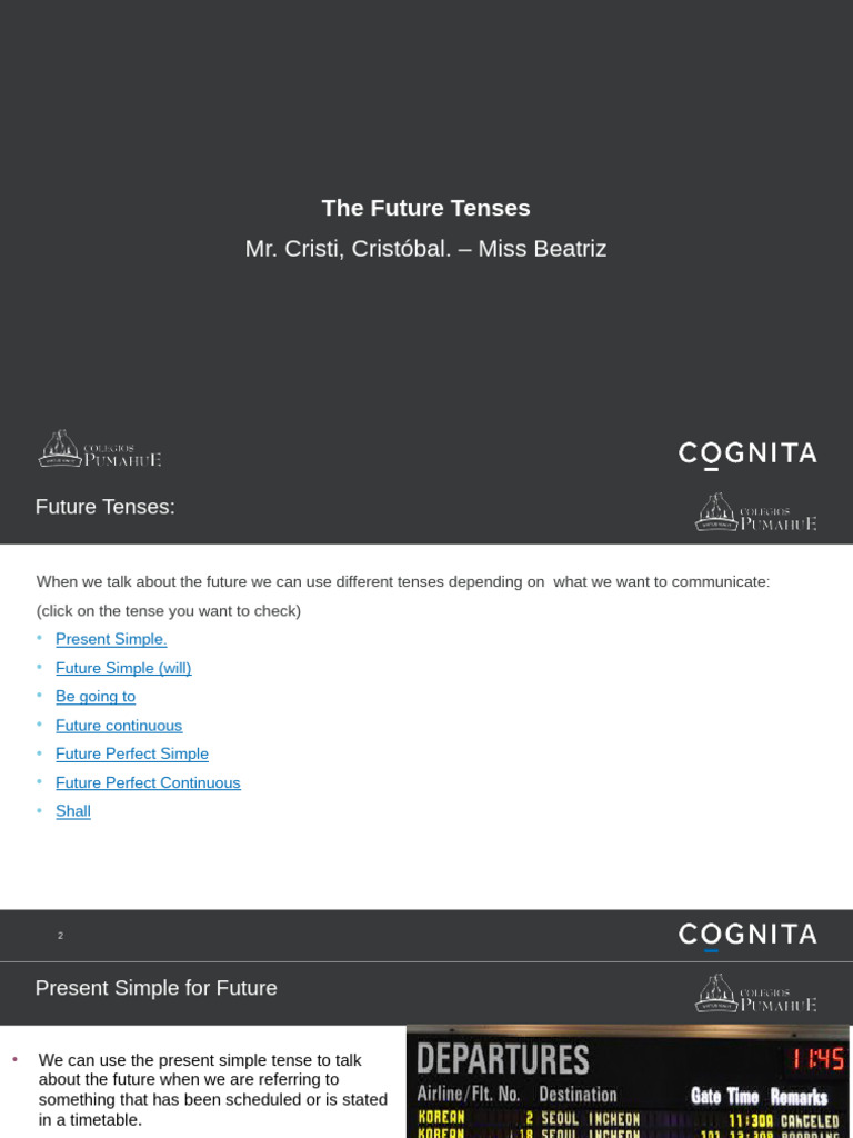 Future Tenses | PDF