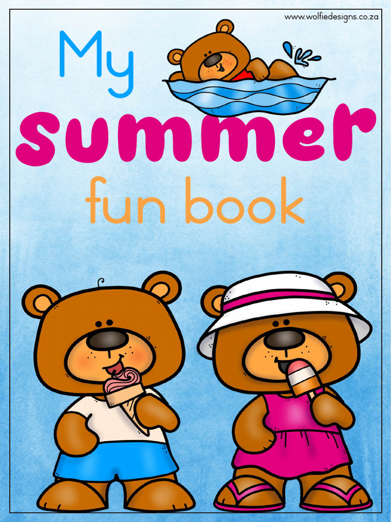 My Summer Fun Book - Wolfie Designs | PDF | Color | Vision
