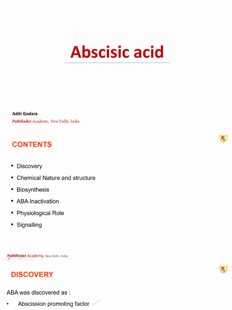 Abscisic Acid | PDF
