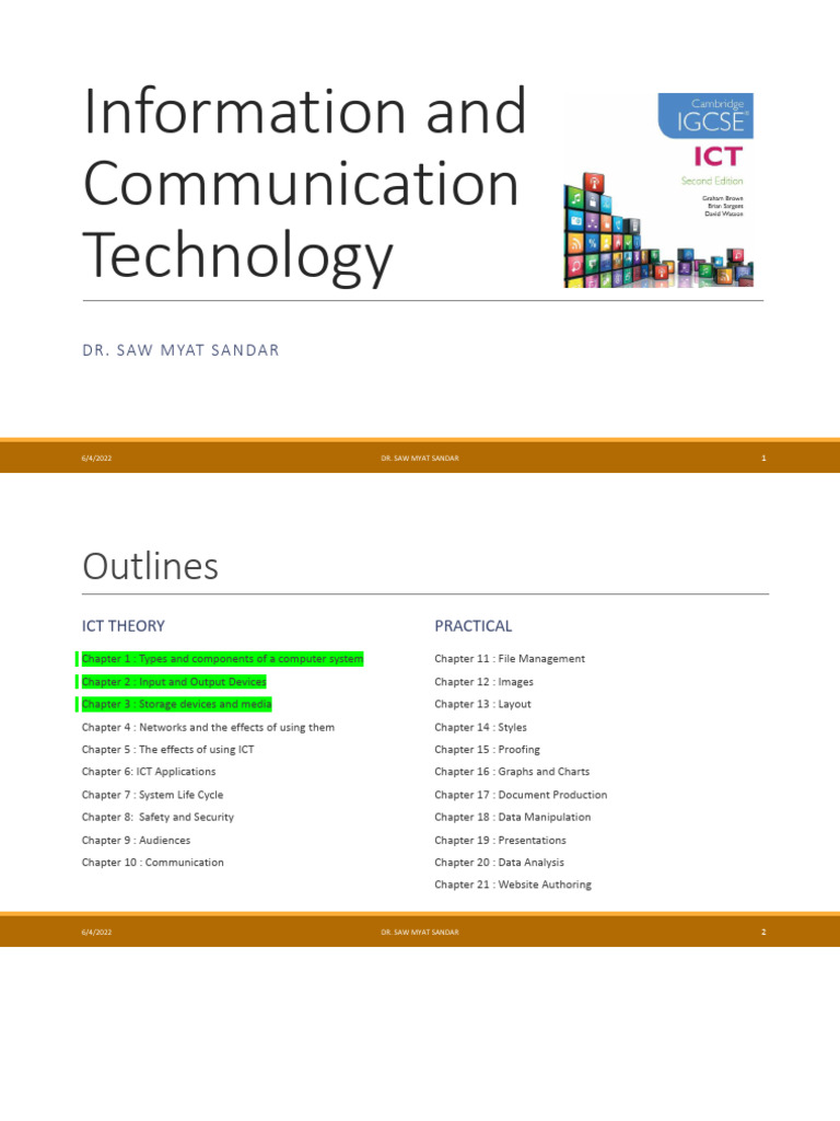 ICT - Ch3 - 2024 | PDF