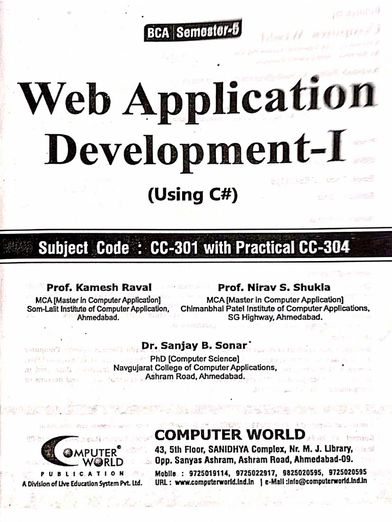 Web Application Development | PDF