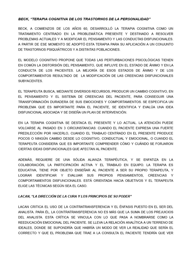 Resumen Psicoterapia Pdf